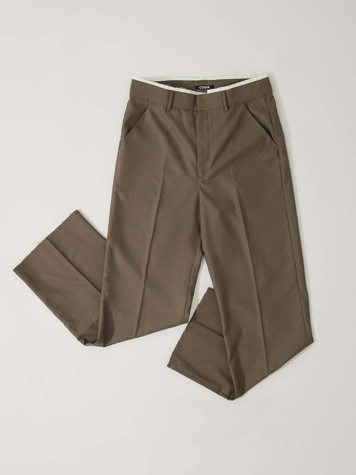 Wool Break Cut Deviation Straight Slack – LANG